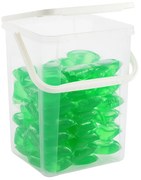 Rotho Nádoba na prací prášek, granule nebo bioodpad – 9 l DETERGENT Transparentní