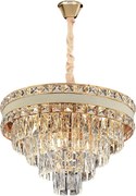 Toolight Toolight, závěsné svítidlo 50cm, 7xE14, G048-CP, zlatá, OSW-08942