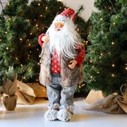 Vánoční dekorace Santa Claus, 58 cm, červená