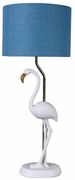 MIAMI FLORIDA BLUE FLAMINGO LAMP