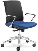 LD SEATING - Židle LYRA NET 204-F80 - černý rám