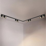 Brilagi - Bodové svítidlo SELE LONG 8xGU10/30W/230V černá