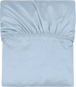 Světle modré napínací bavlněné prostěradlo 180x200 cm Oba – noo.ma