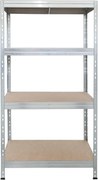 AR Shelving Kovový regál RIVET pozinkovaný, 4 police, 300 kg, 180 x 90 x 45 cm
