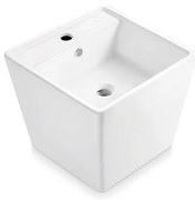 Bathco 4059 - Umyvadlo na desku GENOVA 42x42 cm porcelán/bílá