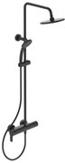Ideal Standard Cerafine O - Sprchový set s baterií, průměr 20 cm, 1 proud, černá BC750XG