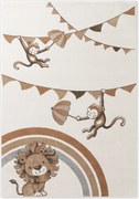 Villeroy & Boch, Dětský kusový koberec Villeroy & Boch Boho Kids 106308 Cream Multicolor, 160x230, bílá, dětský pokoj
