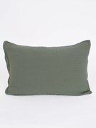 MK Lůžkoviny Mušelínový povlak na polštář 50 x 70 cm - Alexia Duo olivová/přírodní