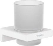 Hansgrohe AddStoris, nádobka na ústní hygienu, matně bílá, HAN-41749700