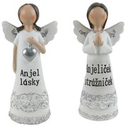 PROHOME - Anděl bílý 16cm různé druhy