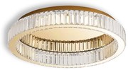 Toolight Stropní LED osvětlení Crystal Modern D7 APP1723-C 60cm zlaté