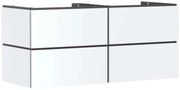 Hansgrohe Xilesa E - Umyvadlová skříňka, 62x138x55 cm, 4 zásuvky, matná bílá 54305700