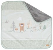 Světle zelená dětská deka z mikroplyše 80x80 cm Woodland Buddies – Roba