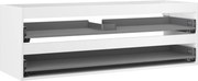 Mexen Box-A, závěsná skříňka, 140 cm, 2 zásuvky, bílá matná, 91AX0-1400-470-2-01