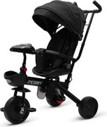 Dětská tříkolka Baby Mix Peony EVA černá