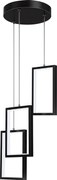 Toolight Toolight, LED závěsné osvětlení 18W, 3000K, 1500lm, LHJ087-3CP, černá, OSW-50062