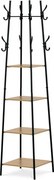 Stojanový věšák kovový hnědý GD-170 OAK