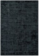 Černý ručně tkaný koberec z viskózy 80x150 cm Noemi – Vikosa