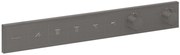 Hansgrohe RainSelect - Termostatická baterie pod omítku, pro 5 spotřebičů, kartáčovaný černý chrom 15384340
