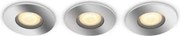 Philips Hue Adore - Chytré zápustné LED svítidlo, s ovládáním, 3 ks 929003807901