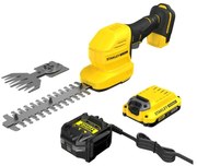 Stanley - 18V AKU nůžky na keře a trávu, 1x aku 2,0 Ah Li-Ion, nabíječka STCSS20D1-QW