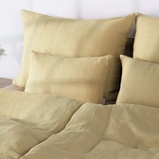 Celoroční mušelínové povlečení Sand - GOTS Velikost: 140 x 200 + 70 x 90