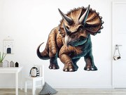 Triceratops samolepka na zeď arch 75 x 75 cm