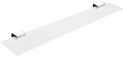 Nimco Kibo - Polička, délka 60 cm, matné sklo/chrom Ki 14091B-60-26