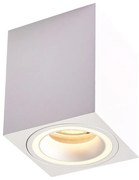 Stropní svítidlo Bima Ring Square, 1x bílé kovové stínítko