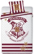 Bavlněné ložní povlečení Harry Potter - motiv erb Hogwarts - 100% bavlna - 70 x 90 cm + 140 x 200 cm