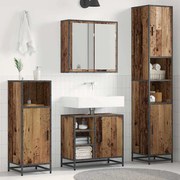 Sada koupelnového nábytku 3 ks Staré dřevo 65 x 33 x 60 cm 3402360