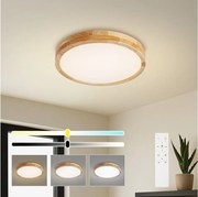 BRILAGI - LED Stmív. svítidlo WOODLINE LED/48W/230V 3000-6000K dub pr. 40 cm +DO