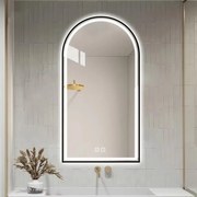 Tutumi Zrcadlo 60x100 cm s vyhříváním a regulovatelným LED osvětlením HOM-06504