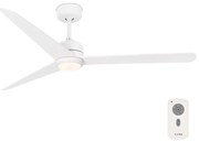FARO 33722 - LED Stropní ventilátor NU LED/18W/230V bílá pr. 132 cm + DO