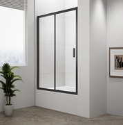 Polysan Polysan, DEEP BLACK sprchové dveře 1200x1650mm čiré sklo, MD1216B