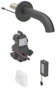 Geberit Piave - Elektronický umyvadlový ventil pod omítku, bateriové napájení, easy to clean, matná černá 116.284.14.1