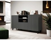 Komoda Tilderi Grey 150, Barva: antracit