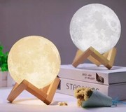 Noční lampička ve tvaru měsíce Shining Moon Light 3D - 7,5 cm
