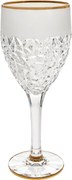 BOHEMIA JIHLAVA NICOLETTE GOLD/MAT SKLENICE NA VÍNO 270ML SADA 6KS