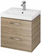 Cersanit - SET skříňka + umyvadlo, ořech, LARA CITY 50, S801-155-DSM