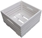 Truhlík bedýnka 43x43x26 cm -16 mm bílý 4V