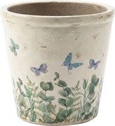 Dekorativní obal na květináč Butterflies Home XL - Ø 21*20 cm