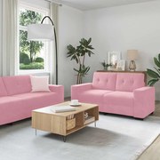 Set pohovek 3 ks Růžová samet 3324642