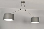 Závěsné designové svítidlo nad stůl Snap Duo Grey