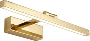 Toolight Toolight, LED koupelnové svítidlo, 400 mm, 6W, 4000K, 500lm, zlatá lesklá, APP1860-1W, OSW-66013