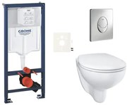 Závěsný wc set do lehkých stěn / předstěnová montáž GROHE Bau Ceramic SIKOGRSBAUSA