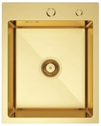 Velazo Dřez 1 komorový, nerez - VE-4050G, 40x50 cm, zlatý