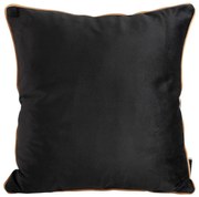 Dekorační povlak na polštář 40x40 Mel black honey velvet Eurofirany