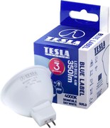 TESLA Lighting LED žárovka GU5,3 MR16, 4 W, 350 lm, 4000 K