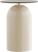 Kulatý odkládací stolek se skleněnou deskou ø 40 cm Ravello – House Nordic
